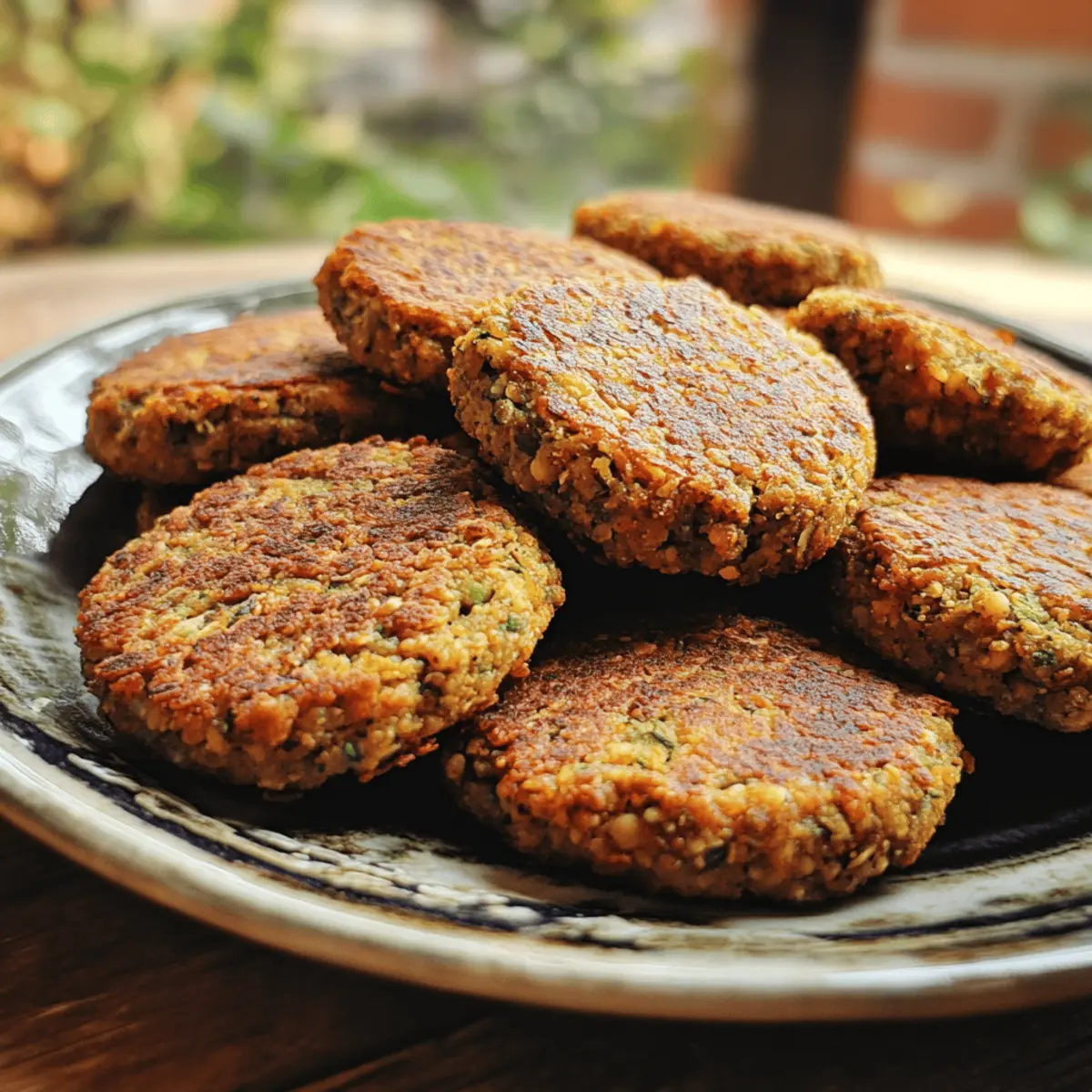 Easy Delicious Gluten-Free Chickpea-Free Falafel Patties