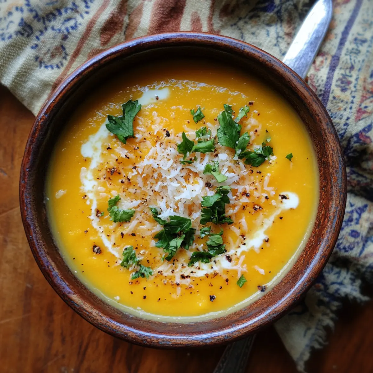 Easy Comforting Creamy Butternut Squash Coconut Soup
