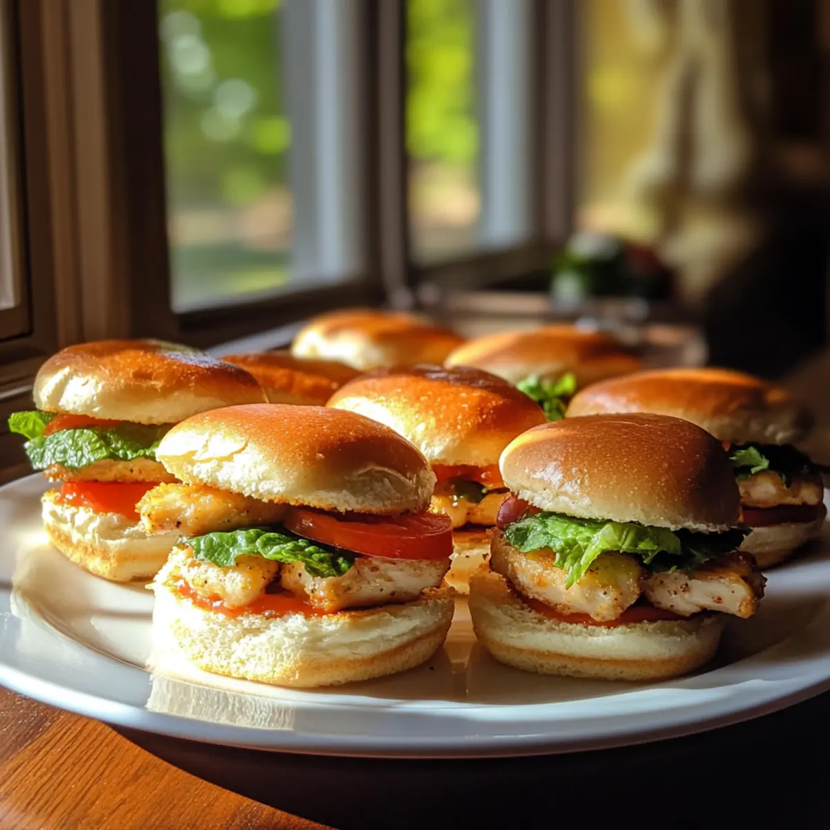 Easy Delicious Kid-Friendly Mini Chicken Burger Sliders