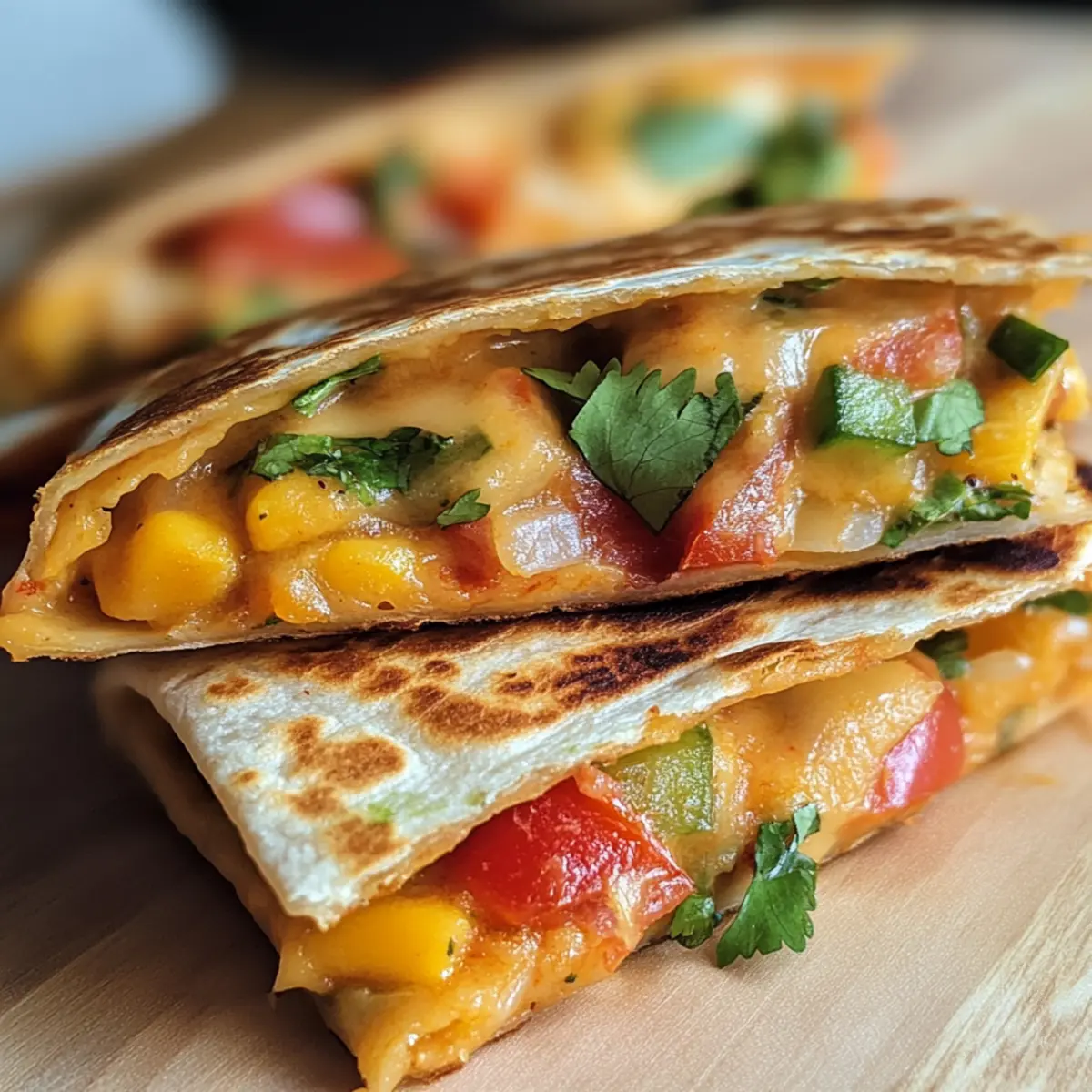 Easy Delicious Mini Veggie Quesadilla Wedges Bursting With Flavor
